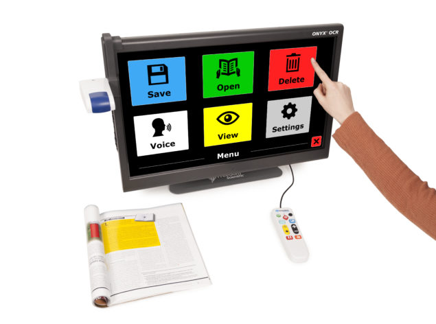 Onyx OCR CCTV 3-In-1 Portable Video Magnifier