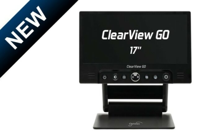 ClearView GO 17" Desktop Electronic Video Magnifier - New England Low ...