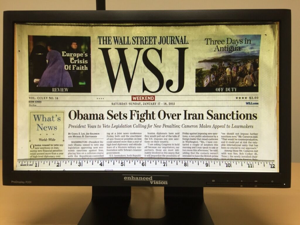 Acrobat HD Ultra LCD 24" w/ Carry Case - Low Vision Video Magnifier