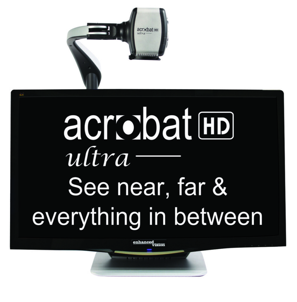 Acrobat HD Ultra LCD 24" w/ Carry Case - Low Vision Video Magnifier