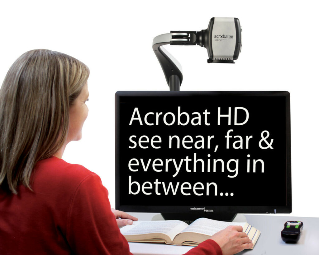 Acrobat HD Ultra LCD 22" w/ Carry Case - Low Vision Video Magnifier