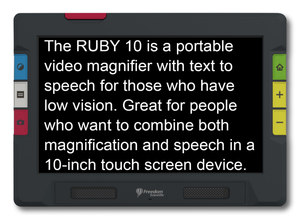 Ruby 10 Portable Magnifier - New England Low Vision