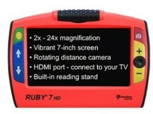 Ruby 7 HD Handheld Video Magnifier