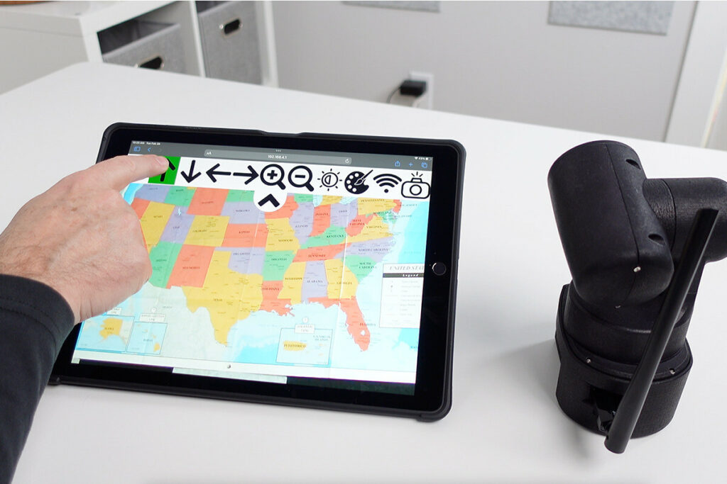 MagniBot Robotic Low Vision Distance Camera - New England Low Vision