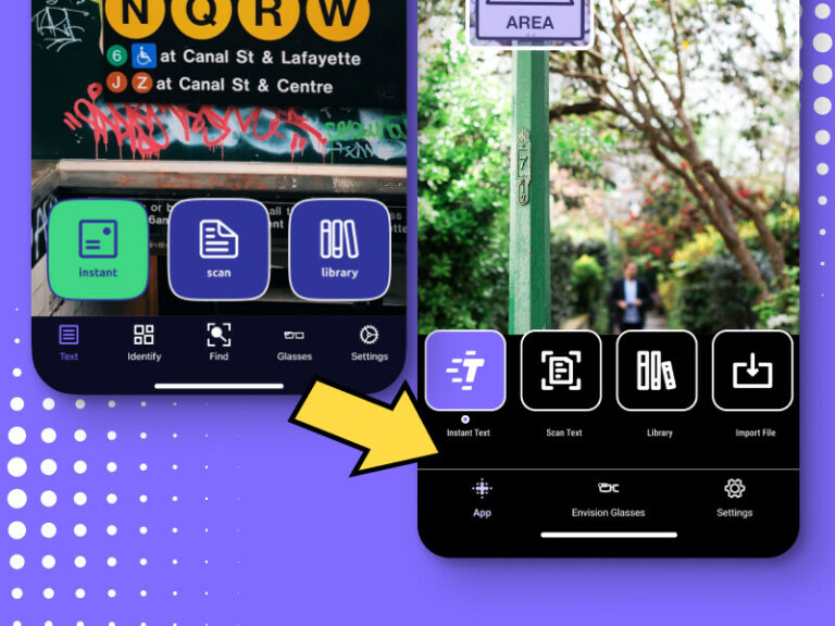Introducing the Redesigned Envision App! - New England Low Vision