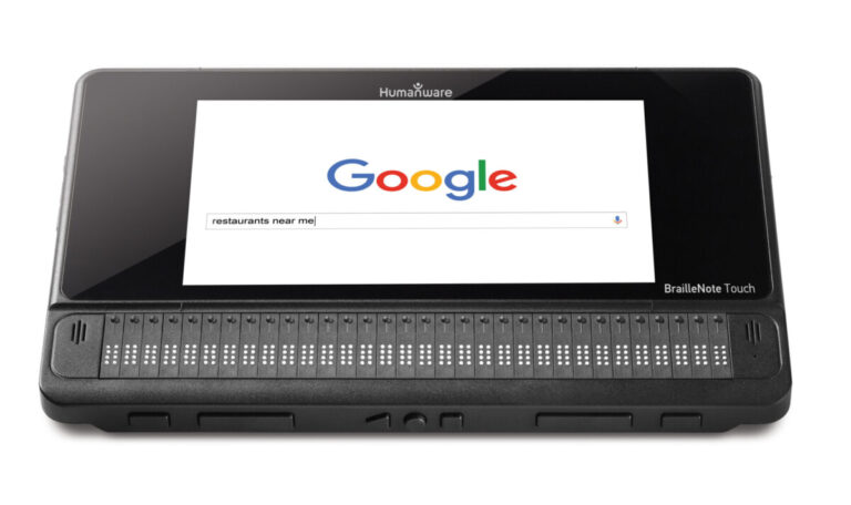 BrailleNote Touch Plus – My First Notetaker - New England Low Vision